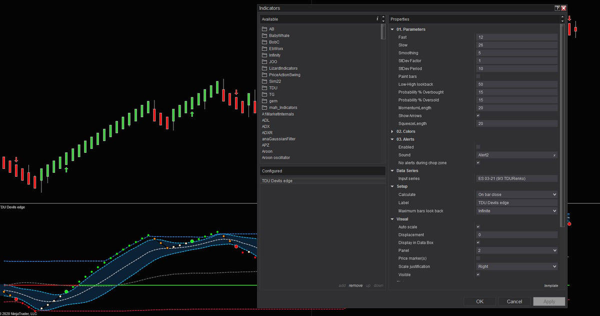 Devils Edge Indicator for NinjaTrader 8 – tradedevils-indicators